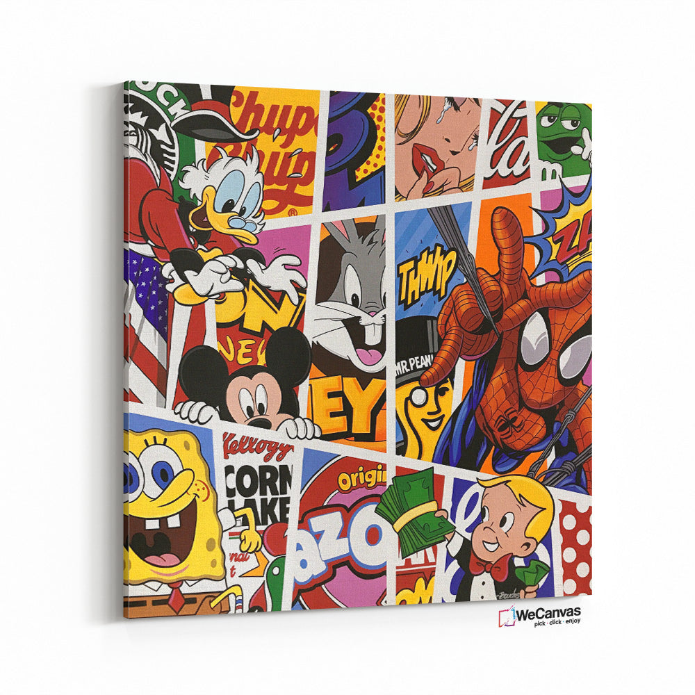 Collage Cartoons— wecanvasmx