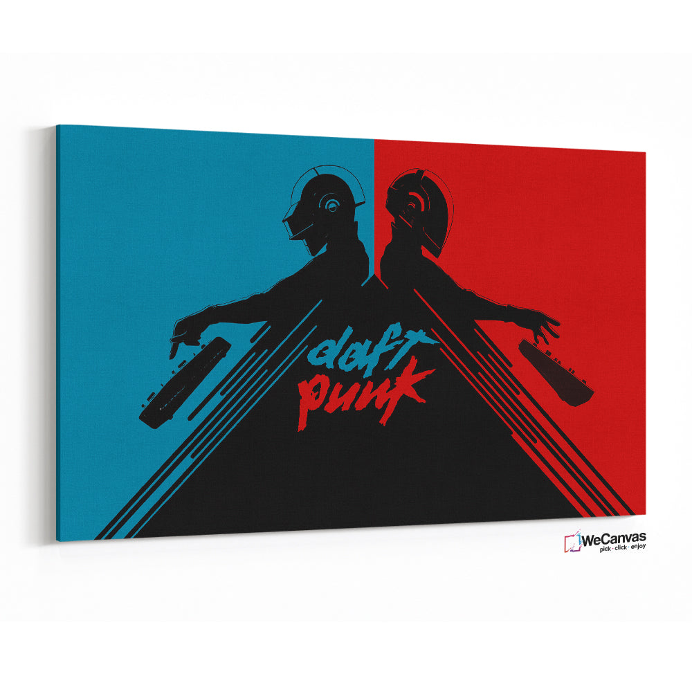 Daft Punk Blue_Red— wecanvasmx