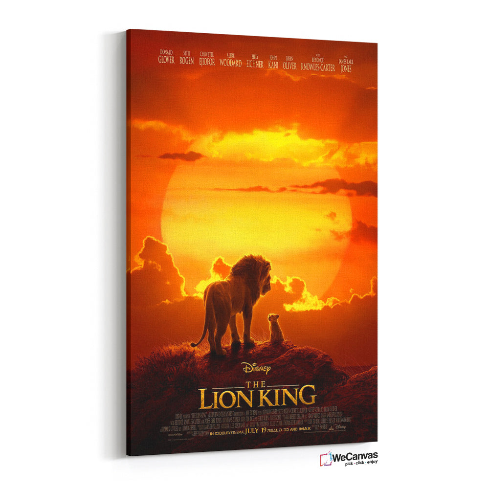 El Rey León Frente al Sol— wecanvasmx