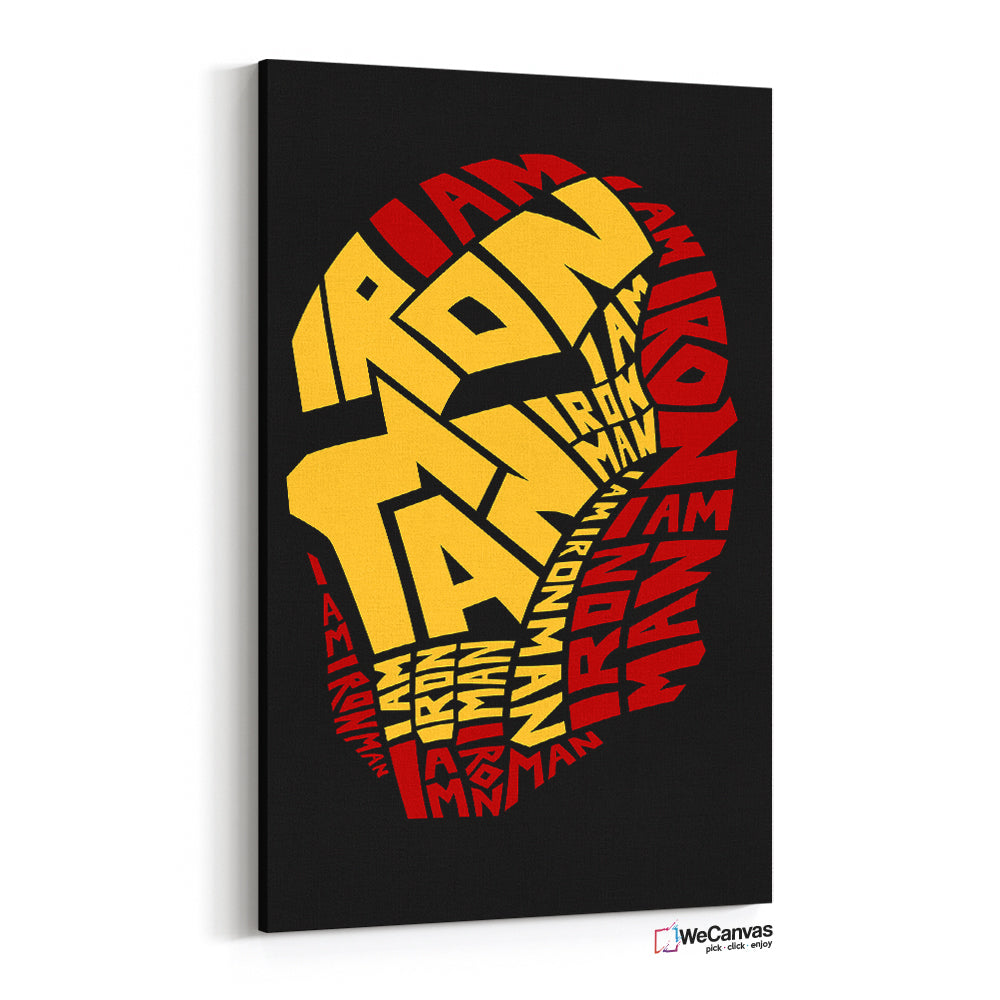Iron Man typography— wecanvasmx