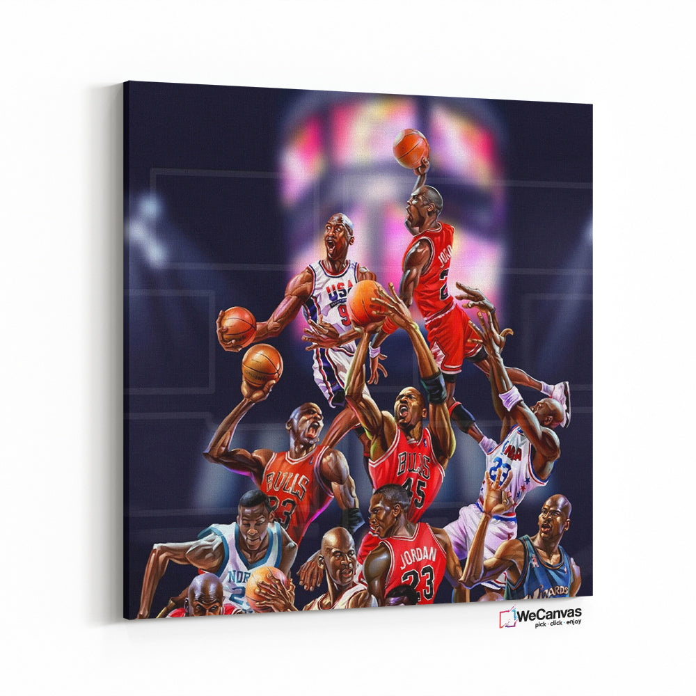 Michael Jordan Collage Art— wecanvasmx