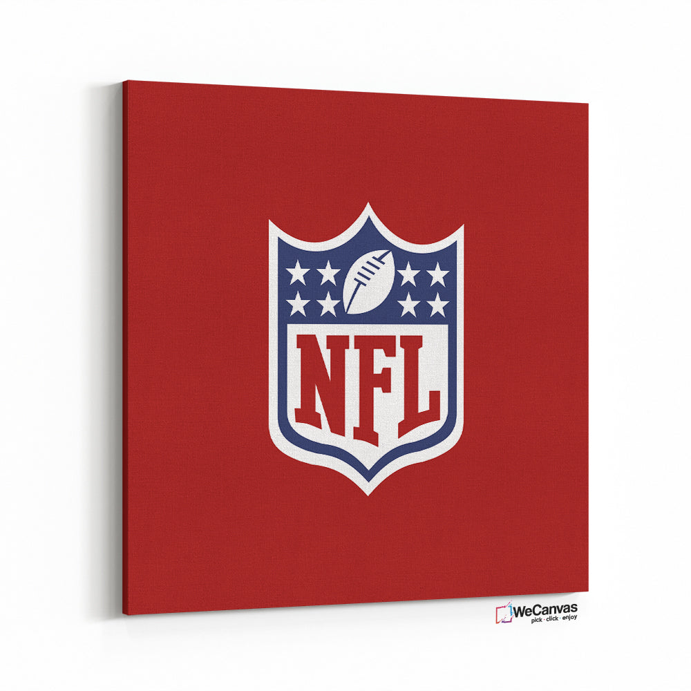 NFL Logo Red Back— wecanvasmx