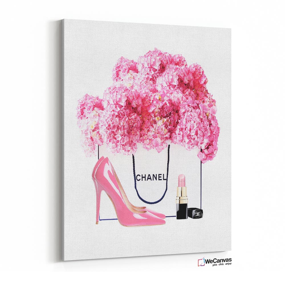 Pink Flowers Chanel— wecanvasmx