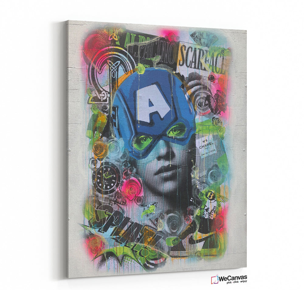 Scarface Splat! | Cuadro en canvas o acrílico con envío gratis – WeCanvas